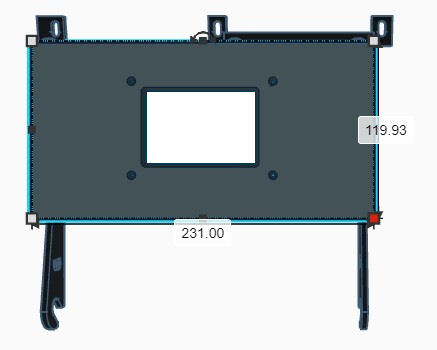 WMS BB2 Screen Bracket - 3D Techne
